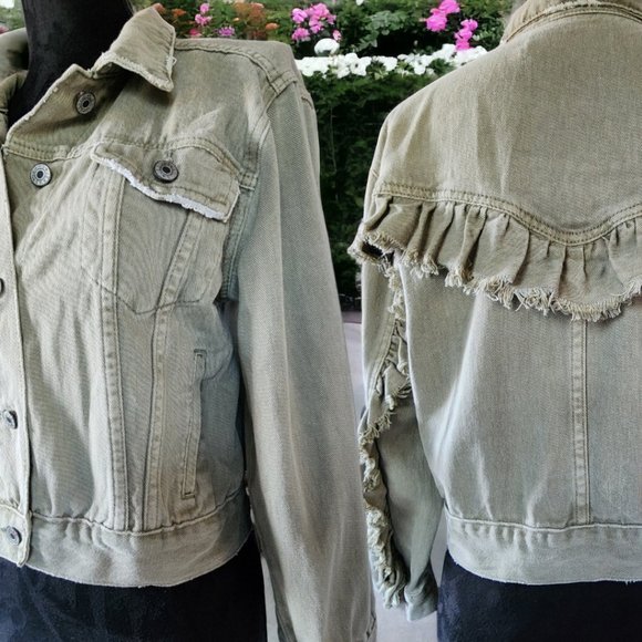 Mustard Seed | Jackets & Coats | Mustard Seed Light Olive Green ...